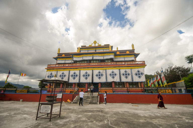 Traveling to the Matepani Gumba (Buddhist Monastery) In Pokhara